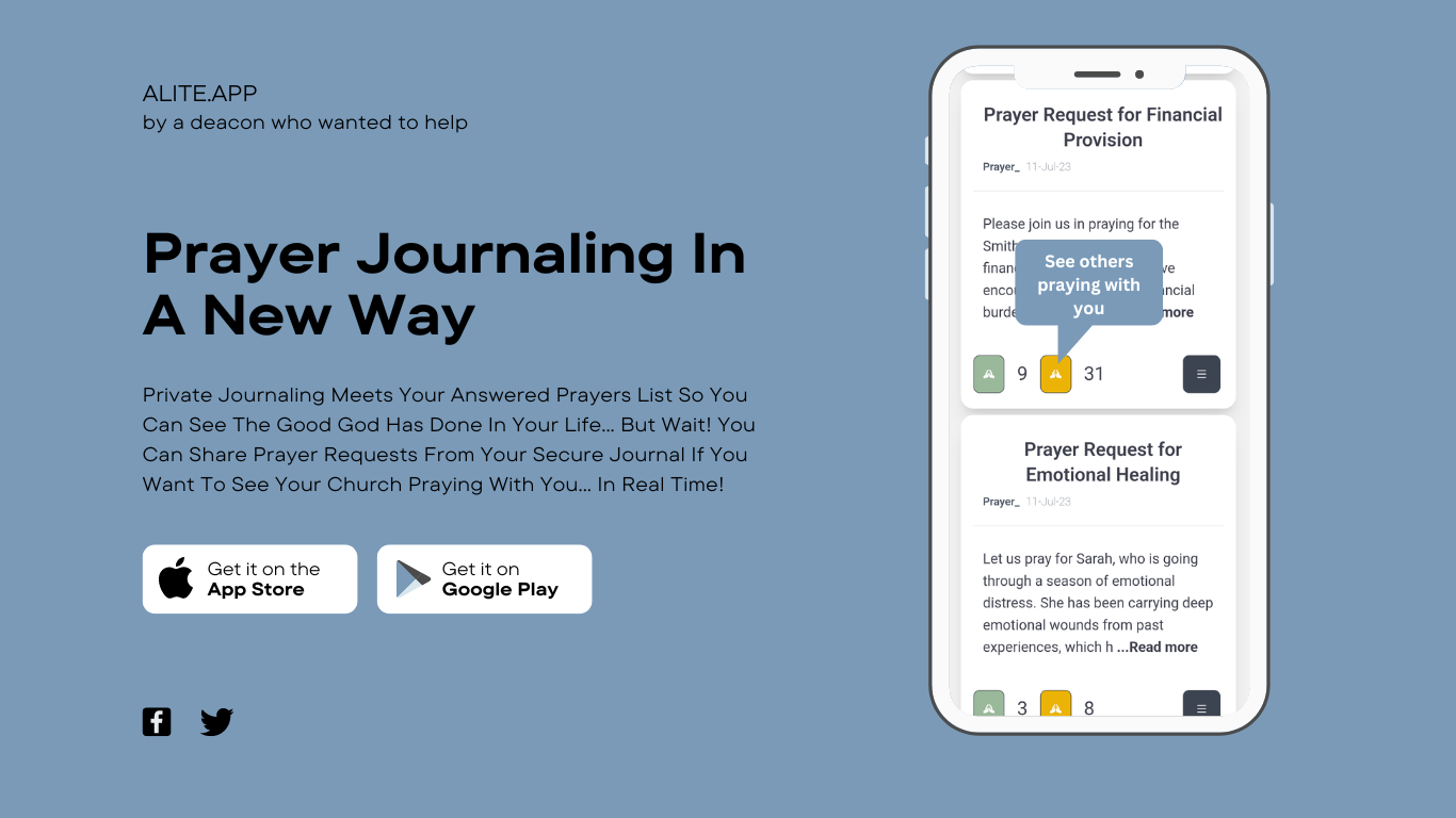 Alite - Newest Online Prayer Journal App